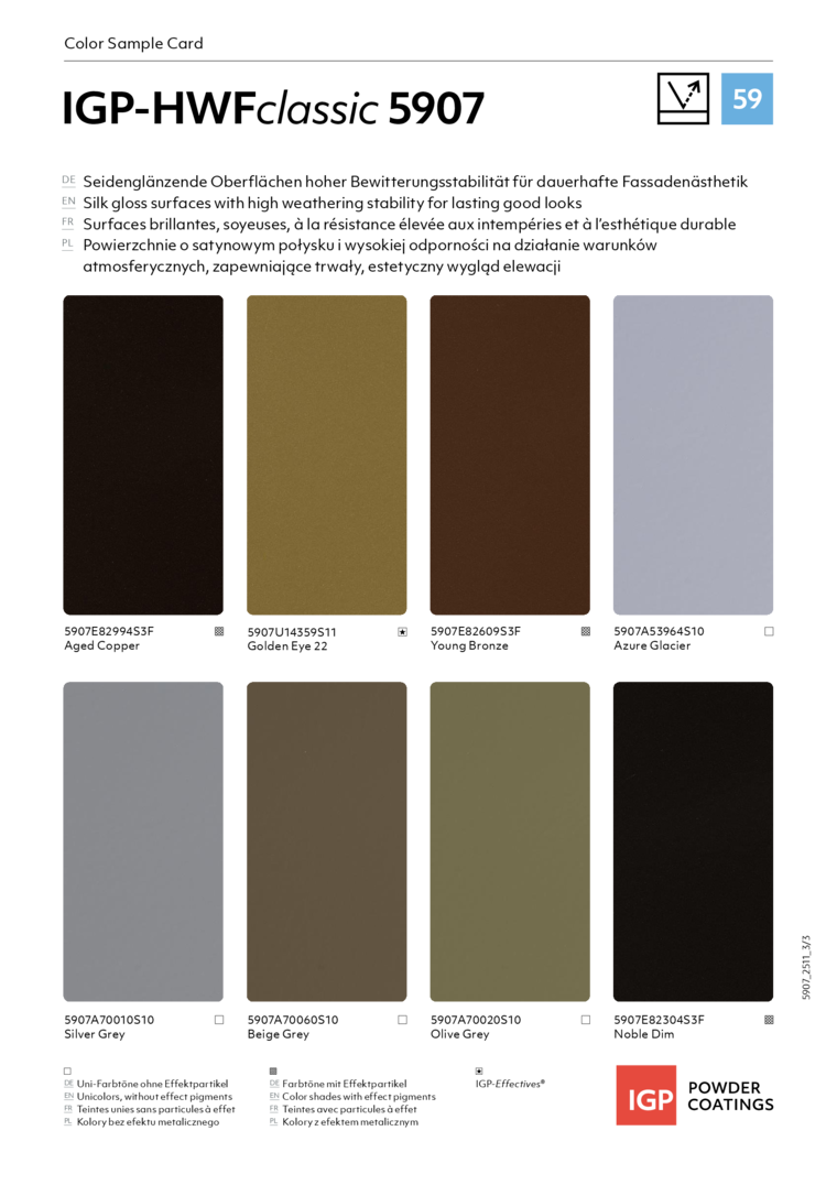 IGP Powder Coating: Request Brochures and Sample Collections