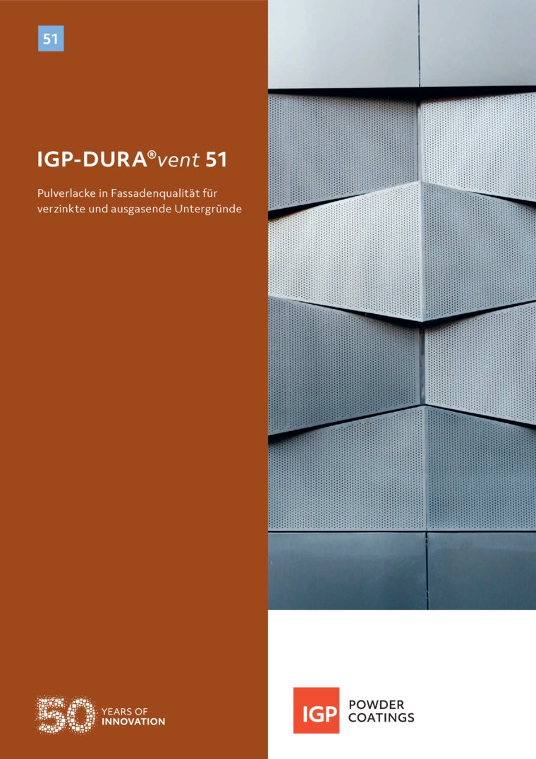 Broschüren und Musterkollektionen | IGP Pulvertechnik